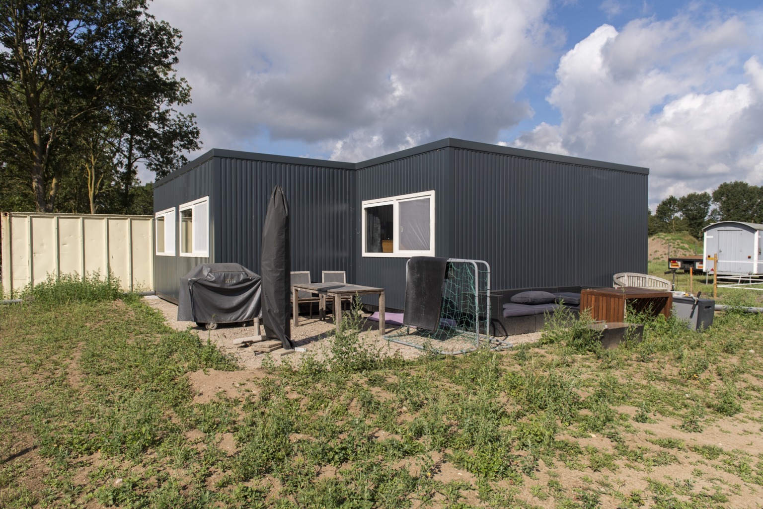 Een woonunit tijdens bouw of verbouw - Boxtom